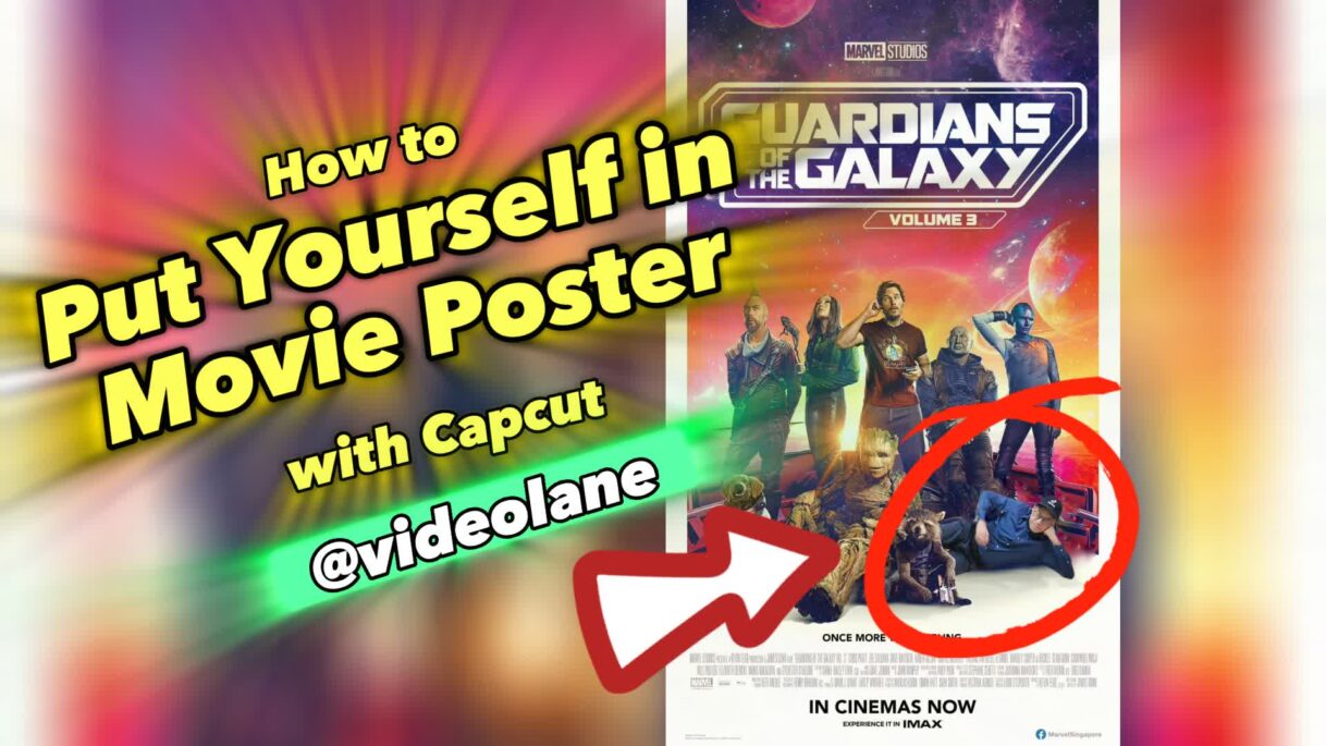 How to Put Yourself Inside a Movie Poster Using CapCut - VIDEOLANE.COM ⏩