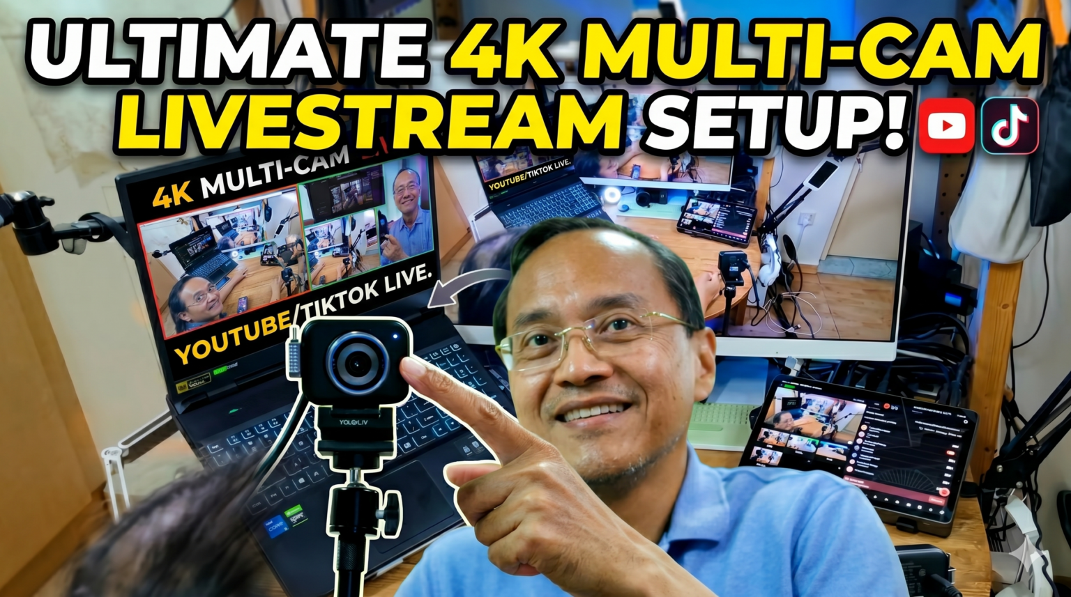 4K Multi-cam Livestream Setup - VIDEOLANE.COM ⏩