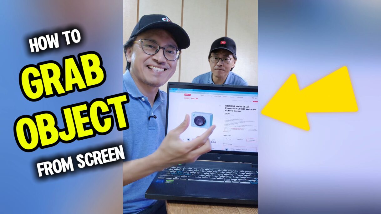 How to Grab an Object Out from Your Computer Screen - Easy CapCut ...