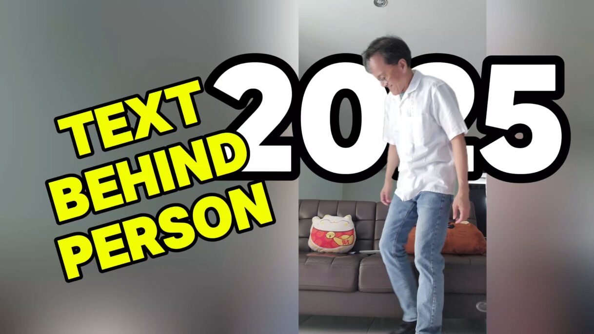 Capcut Text Behind Person Tutorial Easy Video Editing Trick